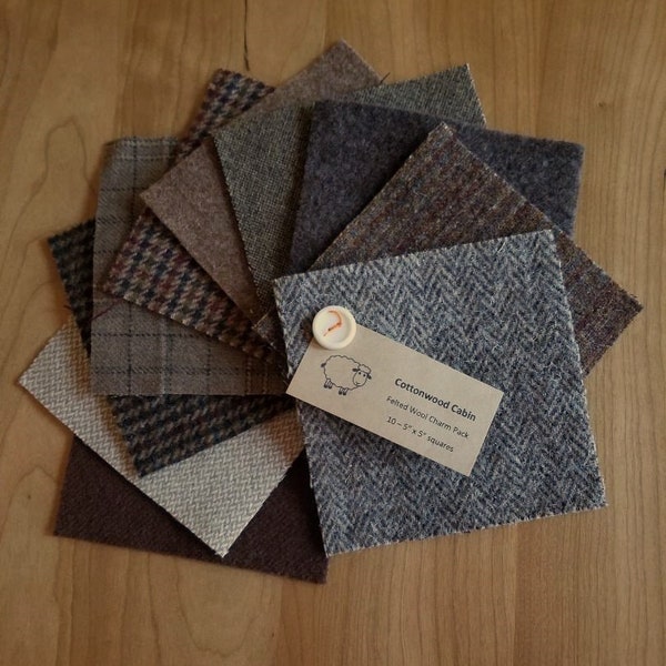 Wool Charm Pack - Etsy