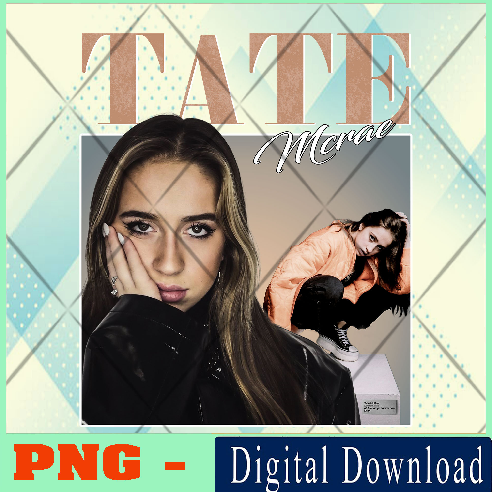 Tate Mcrae PNG, Digital Design Download - Etsy