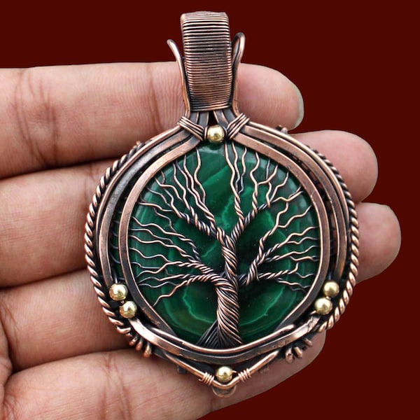 Malachite Jewellery - Etsy