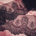 CHANTILLY Bayeux Lace C1860s • French Handmade Black SILK Lace Trim ...