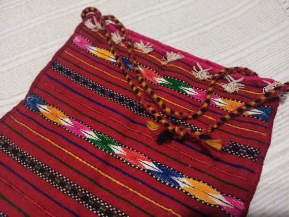 C1940s Traditional GREEK Handwoven on the Loom Bag Tagari | Etsy