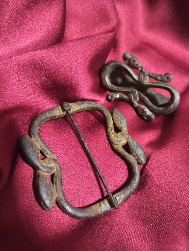 VERY Rare 18th ANTIQUE Javanese Mettalic Snake Belt Buckle & - Etsy