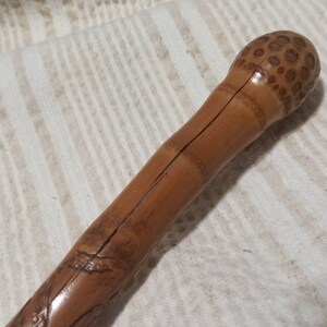 JAPANESE Meiji Period Walking Cane Hand Carved Bamboo Walking Stick ...