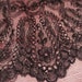 CHANTILLY Bayeux Lace C1860s • French Handmade Black SILK Lace Trim ...