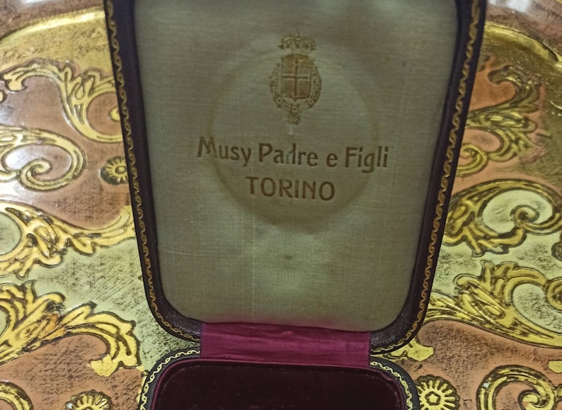 ANTIQUE Jewelry Box Circa 1890s Musy Padre E Figli Italy - Etsy