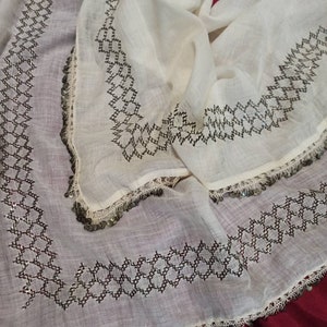 C1900s Ottoman-greek Traditional Head Scarf !! Women's Costume Details ...