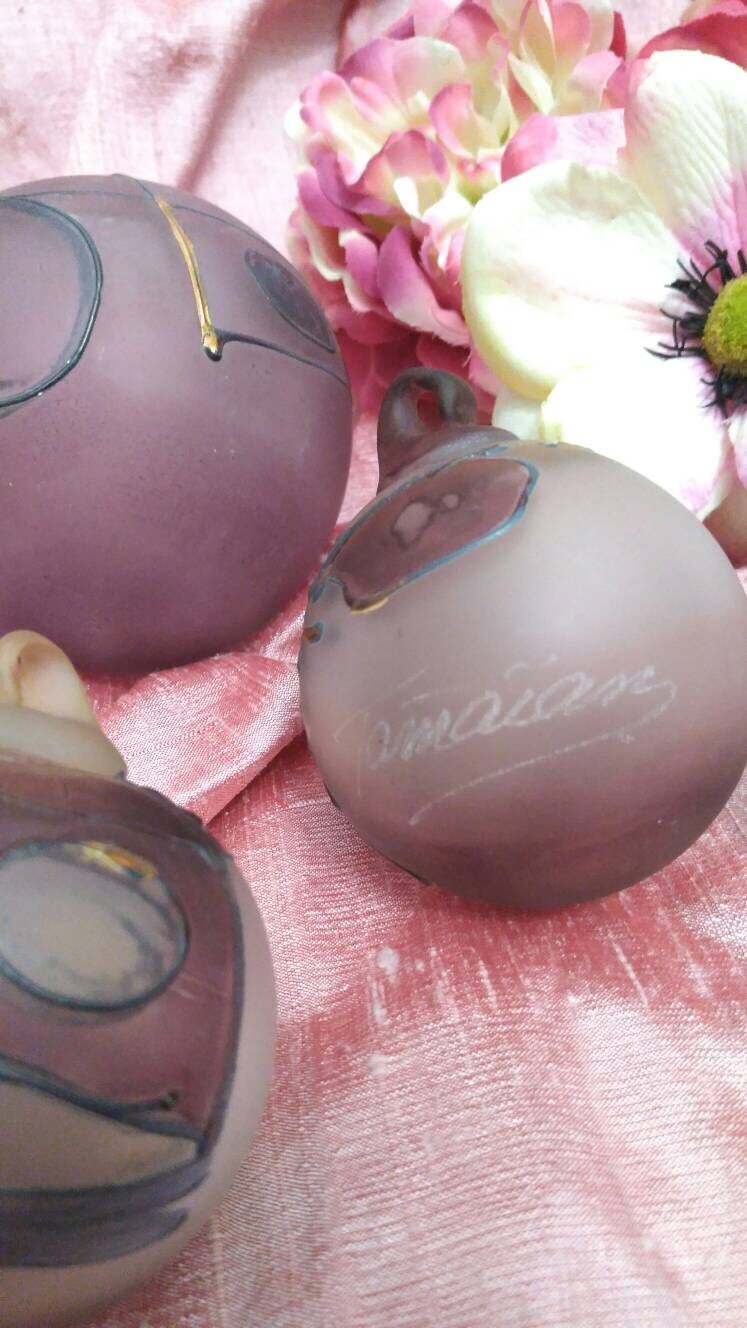 ION Tamaian!! ~ Art Glass Balls ~sculptures~ Signed by the Artist ...