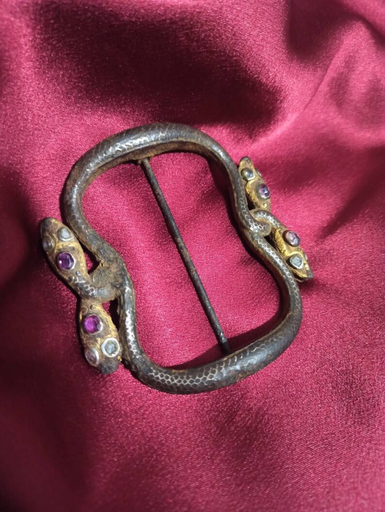 VERY Rare 18th ANTIQUE Javanese Mettalic Snake Belt Buckle & - Etsy