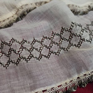 C1900s Ottoman-greek Traditional Head Scarf !! Women's Costume Details ...