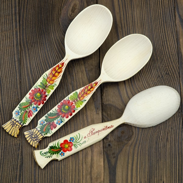 Painted Spoons - Etsy