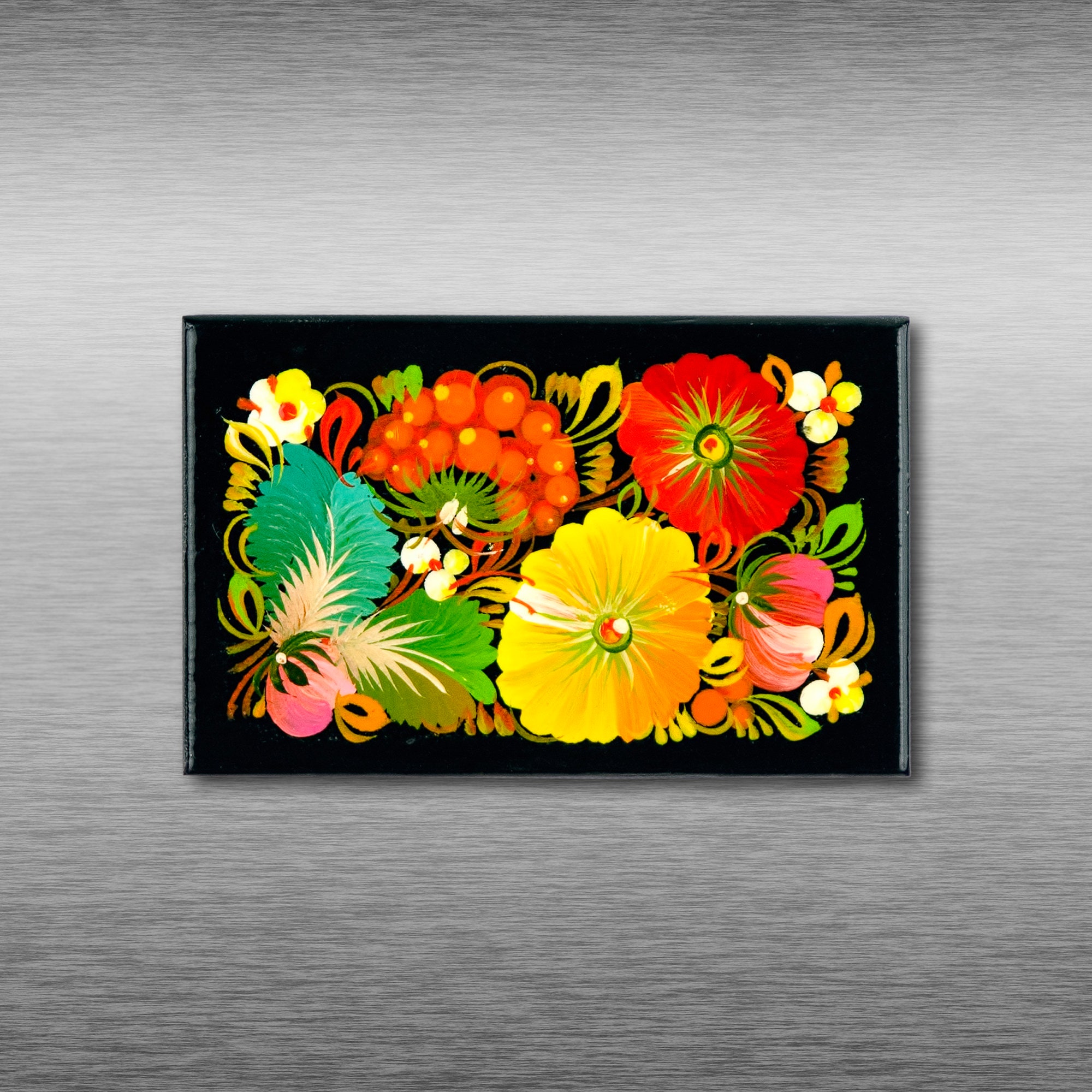 Hand Painted Wooden Fridge Magnet Hand Painted on | Etsy