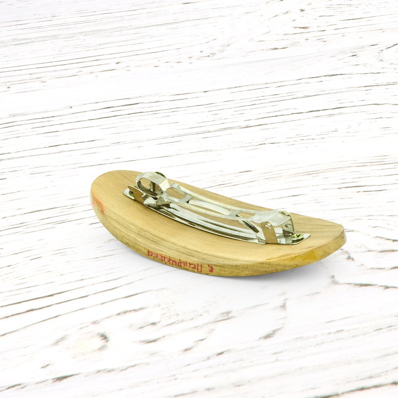 Hand-painted Wooden Decorative Hair Clips Hair Accessories | Etsy