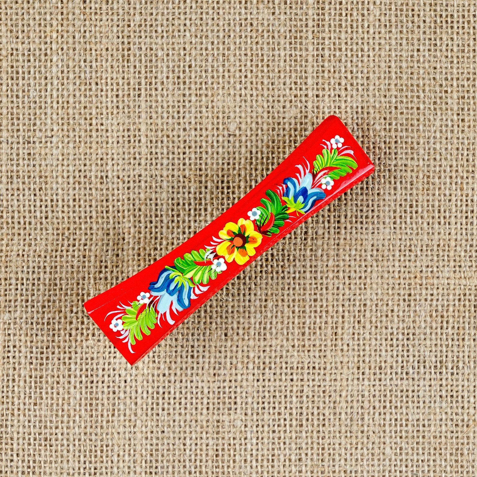Hand-painted Wooden Decorative Hair Clips Hair Accessories - Etsy