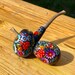 Wooden Decorative Short Smoking Pipe Fancy Purple Short Tobacco Pipe ...