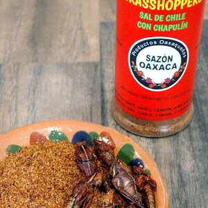 Chili Salt With Grasshoppers Sal De Chile Con Chapulin 110g From Oaxaca ...