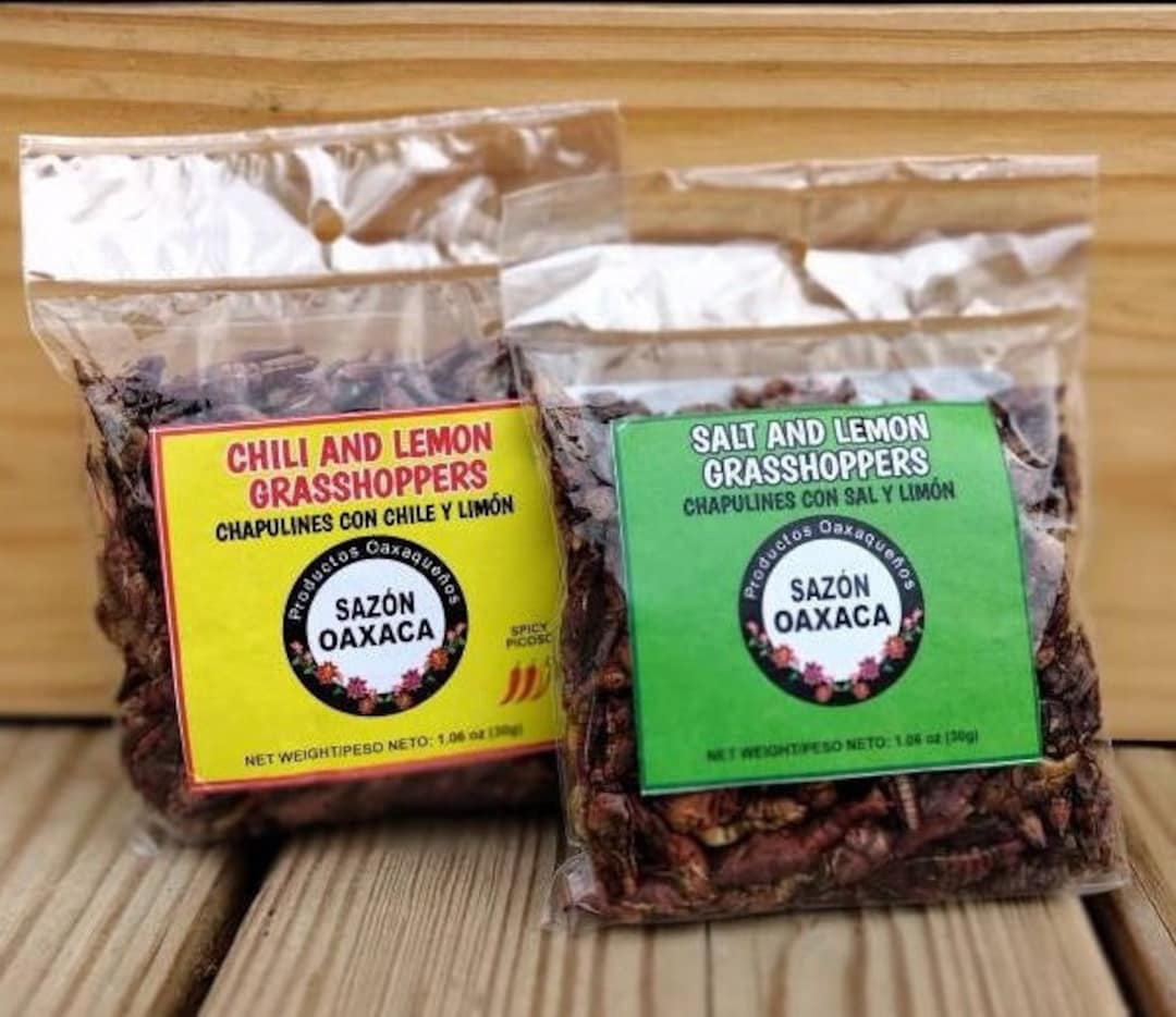 Duo Chapulines Con Sal Y Limon Y Chile Y Limon - Salt and Lemon and ...