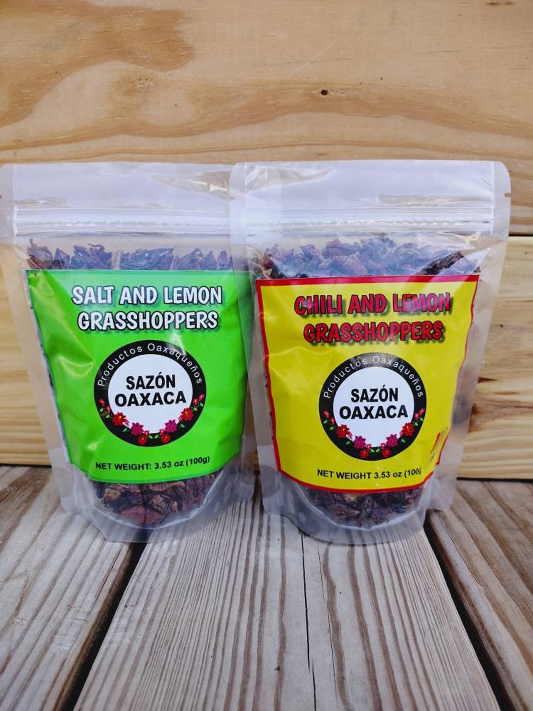 Chapulines Con Chile Y Limon Y Sal Y Limon/ Chili and Lemon and Salt ...