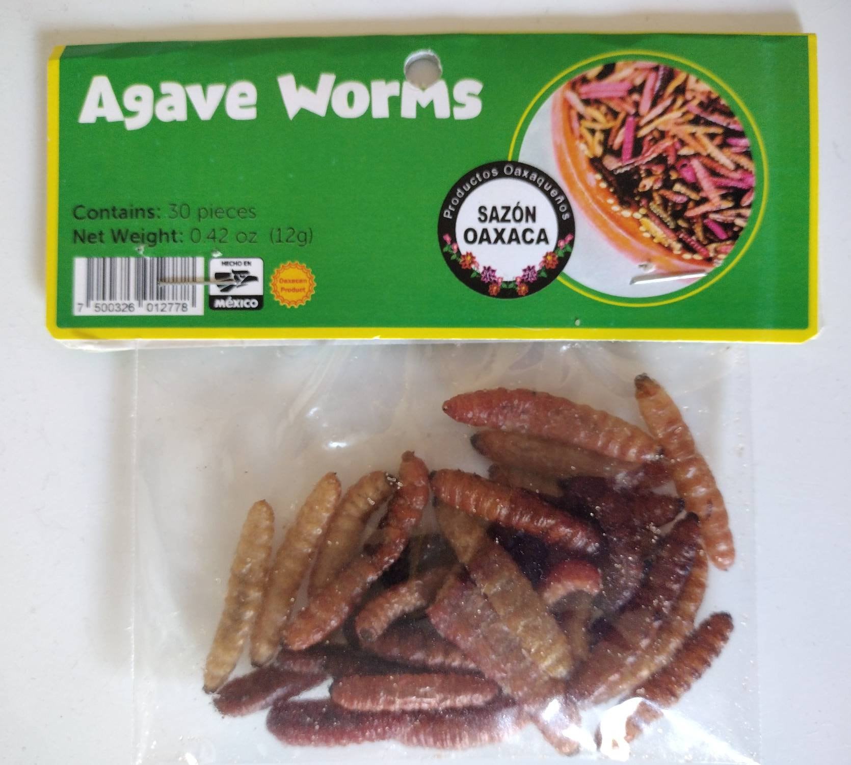 30 Agave Worms From Oaxaca, Mexico - Etsy