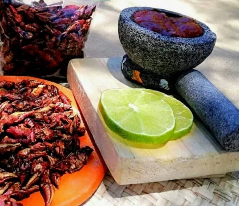Chapulines Con Chile Y Limon Chili and Lemon Grasshoppers (grasshoppers ...