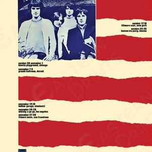 Kinks 1969 Tour Poster Reproduction - Etsy