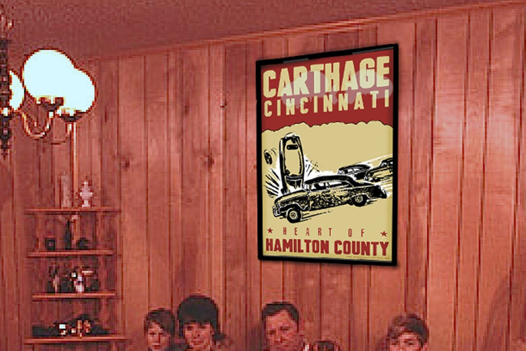 Carthage Cincinnati Neighborhood Art Print - Etsy