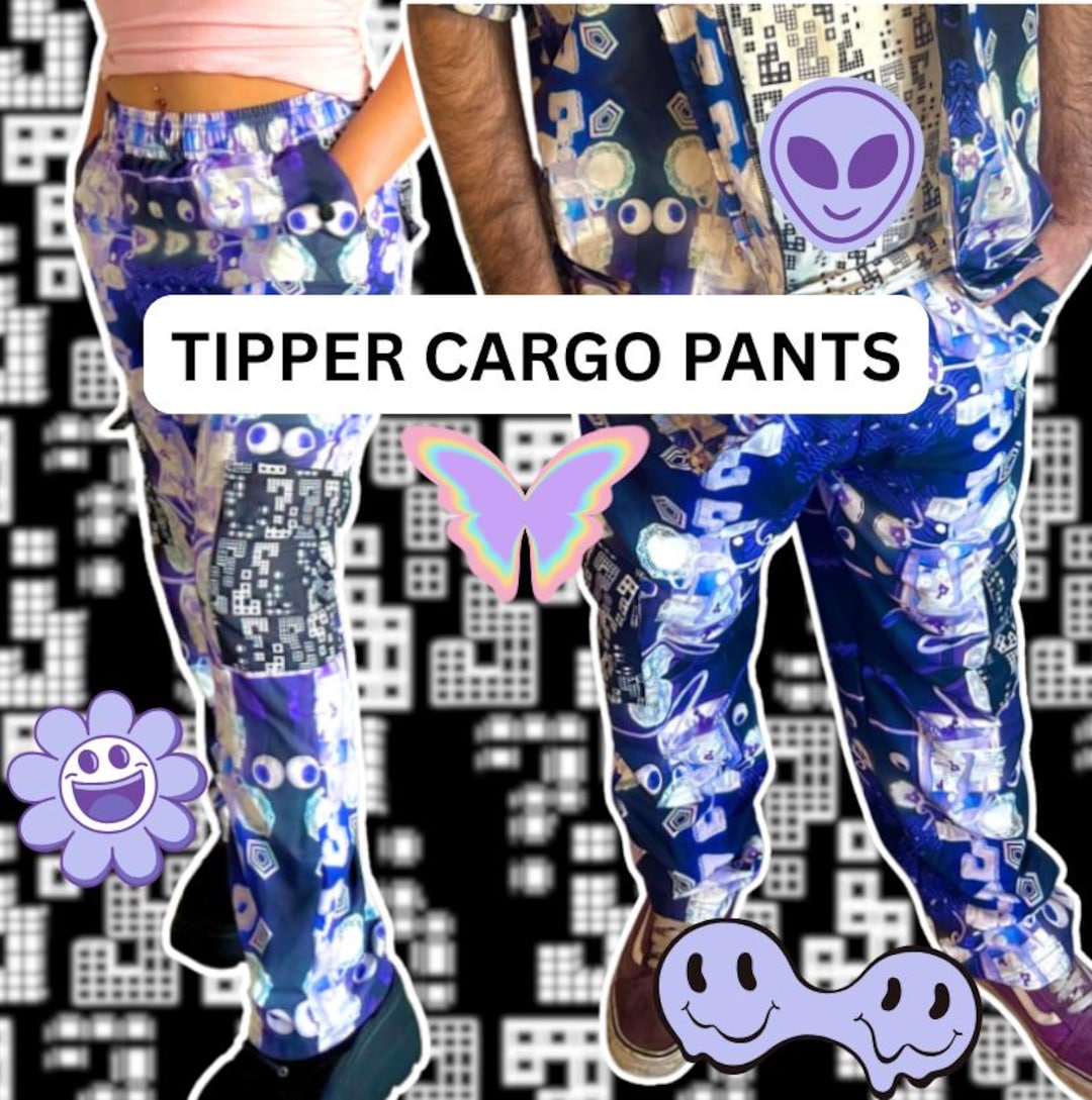 Tipper Question Mark Cargo Pants Joggers Women's Sizing Suwannee Music ...