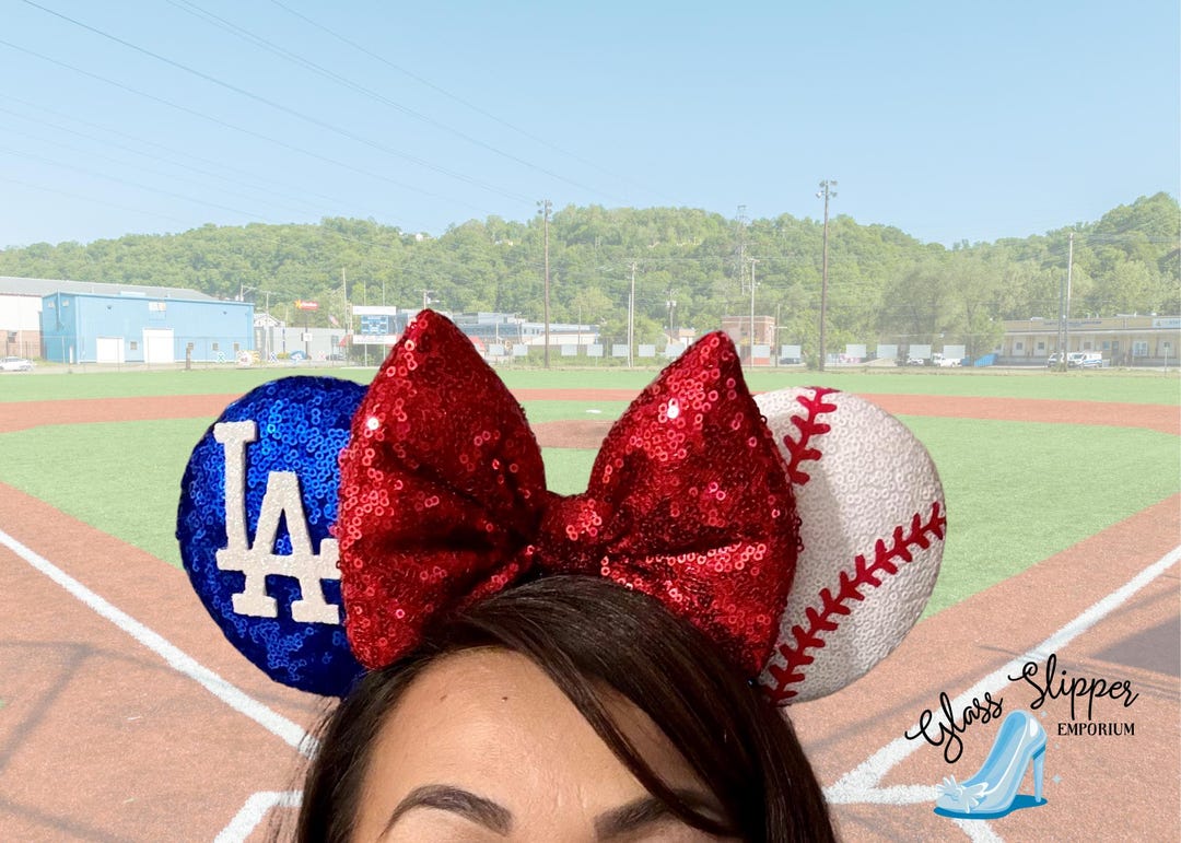 Dodger Minnie Ears, Dodgers, Its Time for Dodger Baseball, Mickey Ears ...