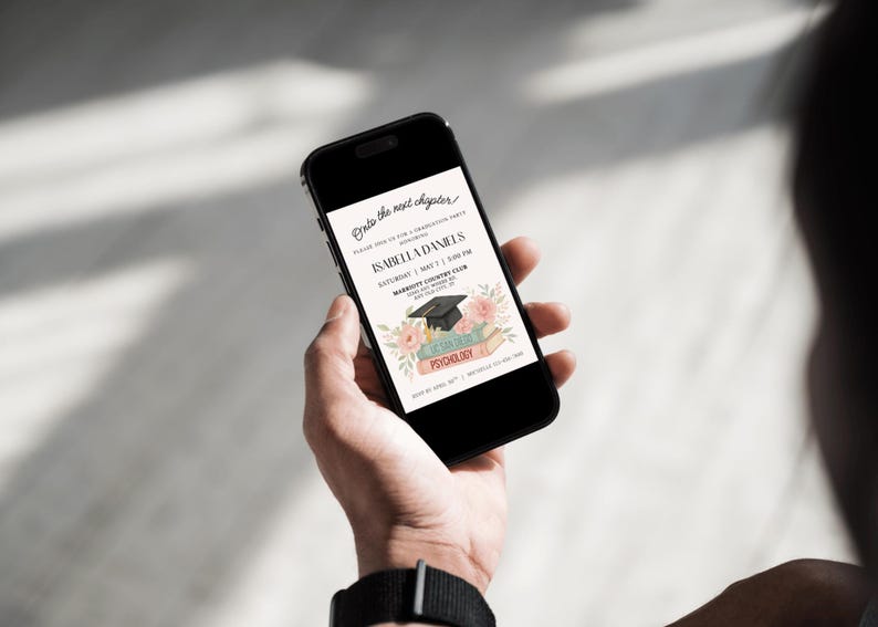 Class of 2025 Graduation Announcement, Canva Template, Senior Grad ...