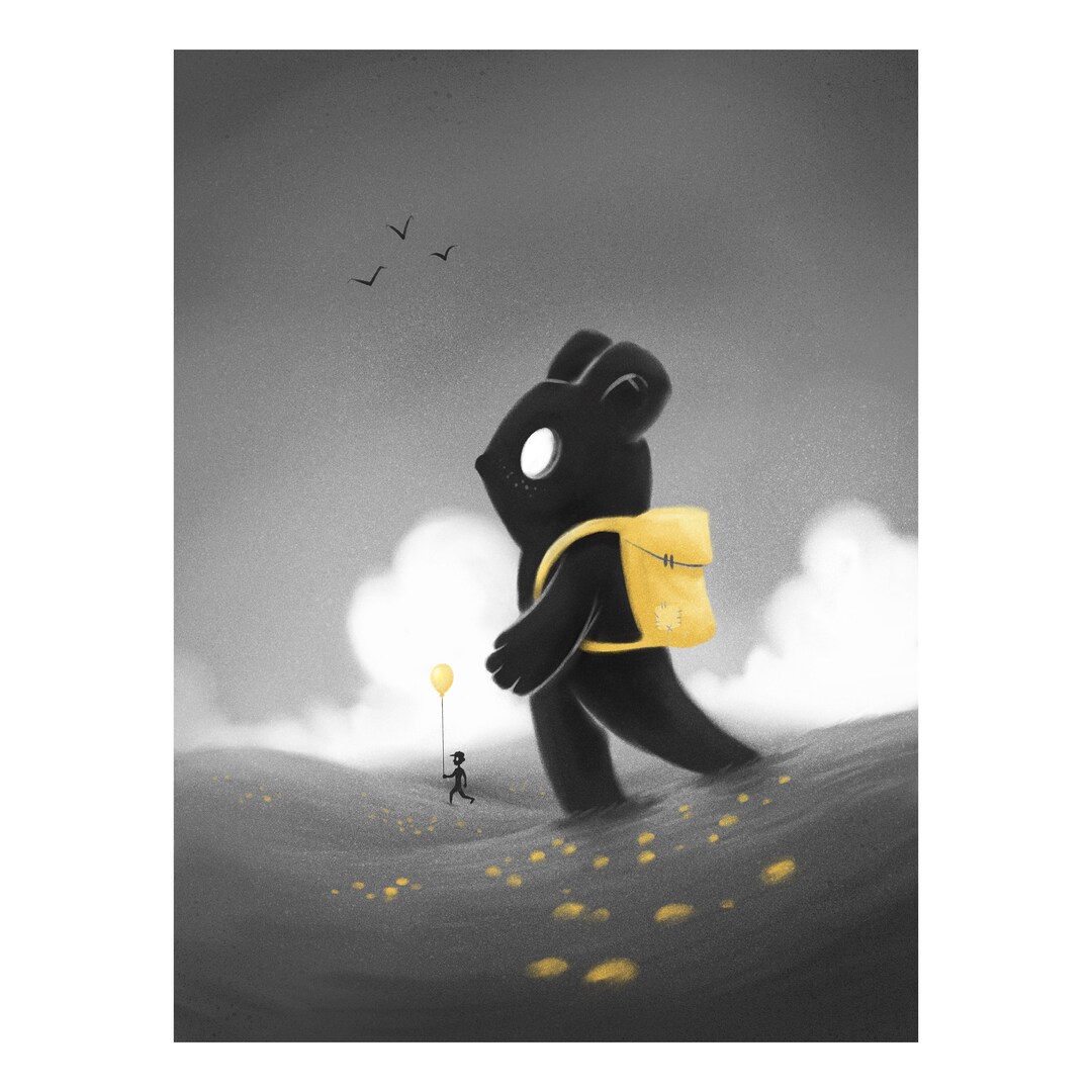 Imaginary Friend Art Print - Etsy