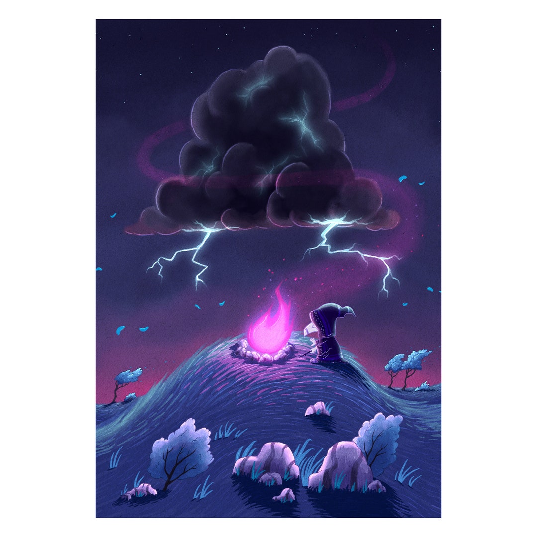 Thundercloud Kid Art Print - Etsy