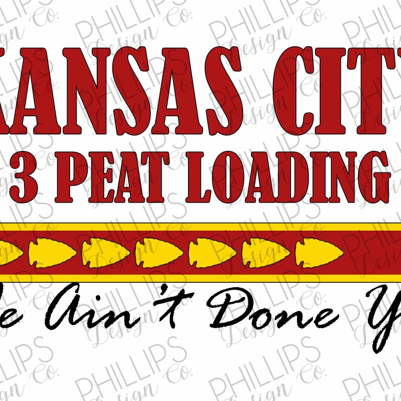 Chiefs 3 Peat Svg - Etsy