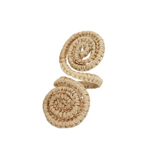 Caracolito Napkin Ring/ Iraca/raffia-klatso - Etsy
