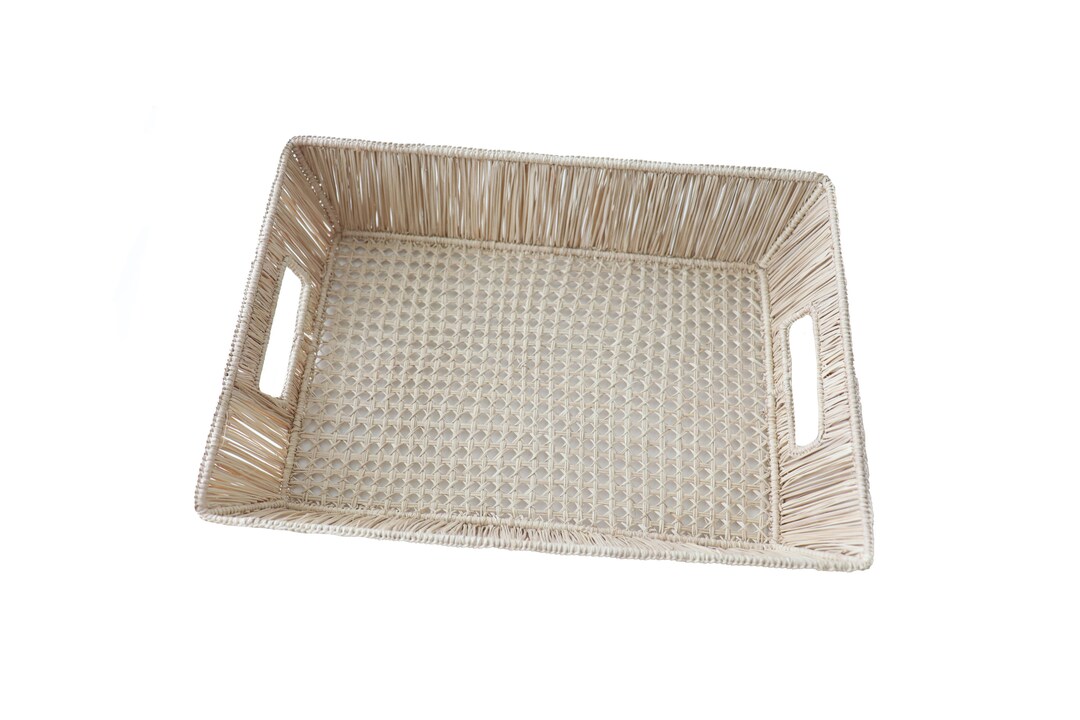 Iraca/straw Rectangular Tray - Etsy