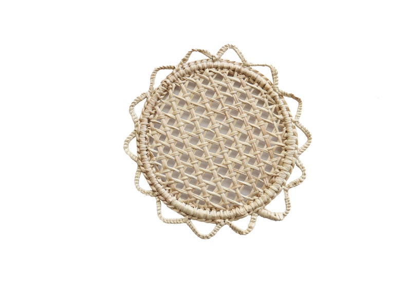 Sunny Straw/iraca Coasters - Etsy