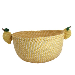 Fruit Basket Iraca/raffia/klatso - Etsy