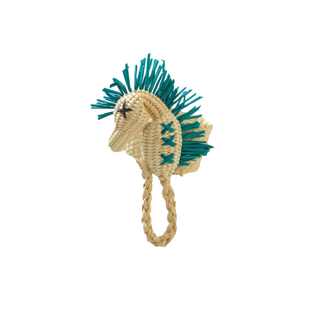 Seahorse Raffia Napkin Ring-klatso - Etsy