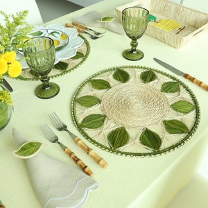 Moroccan Leaf Placemat - Etsy