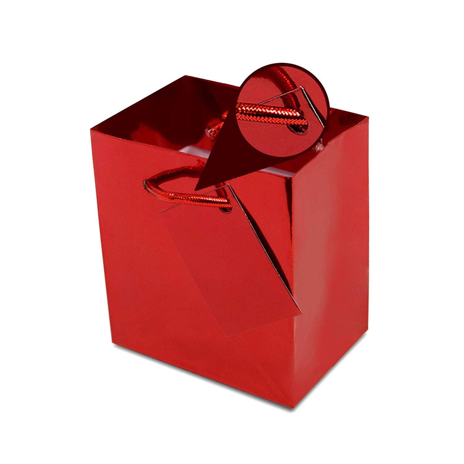 Extra Small Metallic Red Paper Gift Bags With Metallic - Etsy