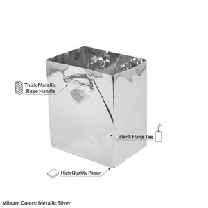 Extra Small Metallic Red Paper Gift Bags With Metallic - Etsy