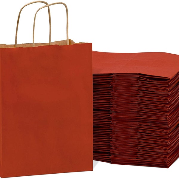 Red Gift Bags - Etsy