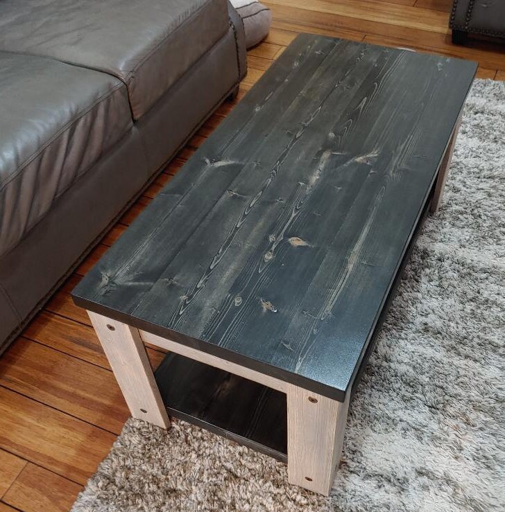 Farmhouse Coffee Table Rustic Coffee Table Country Coffee | Etsy