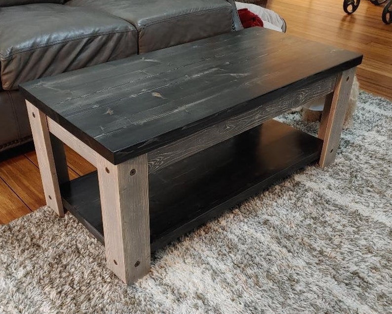 Farmhouse Coffee Table Rustic Coffee Table Country Coffee - Etsy