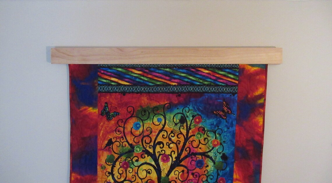 24 to 40 Modern Quilt Hanger Quilt Rack Modern | Etsy