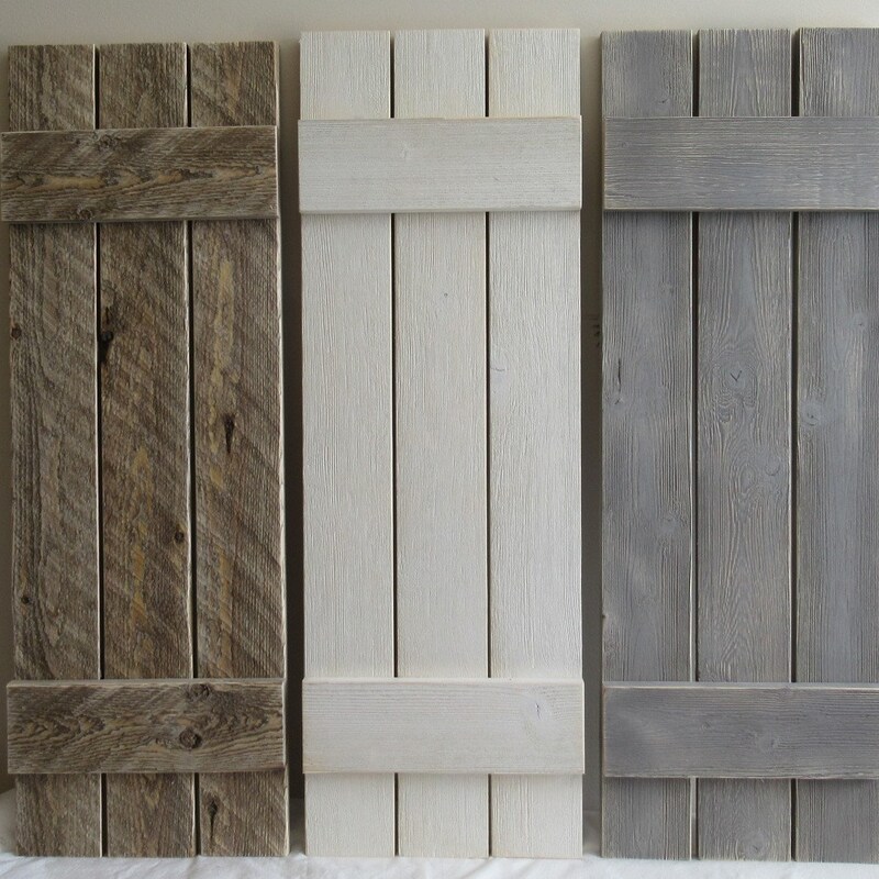 Rustic Shutters - Etsy
