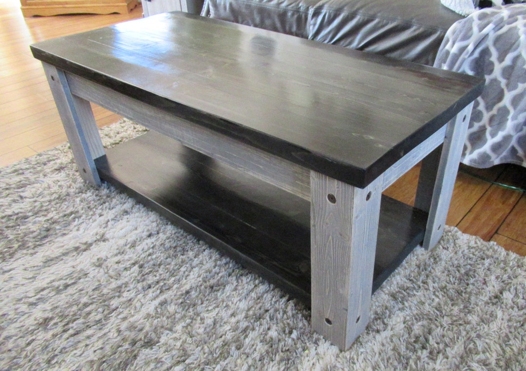 Farmhouse Coffee Table, Rustic Coffee Table, Country Coffee Table ...