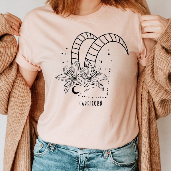 Capricorn T Etsy