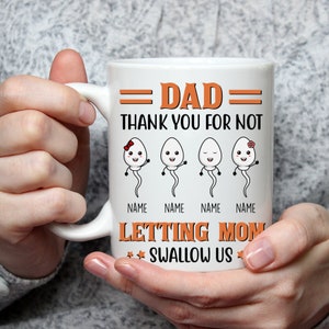 Funny Dad Mug Personalized Father's Day Gift Custom - Etsy
