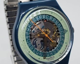 Vintage Swatch Silver and Gold Band - Etsy