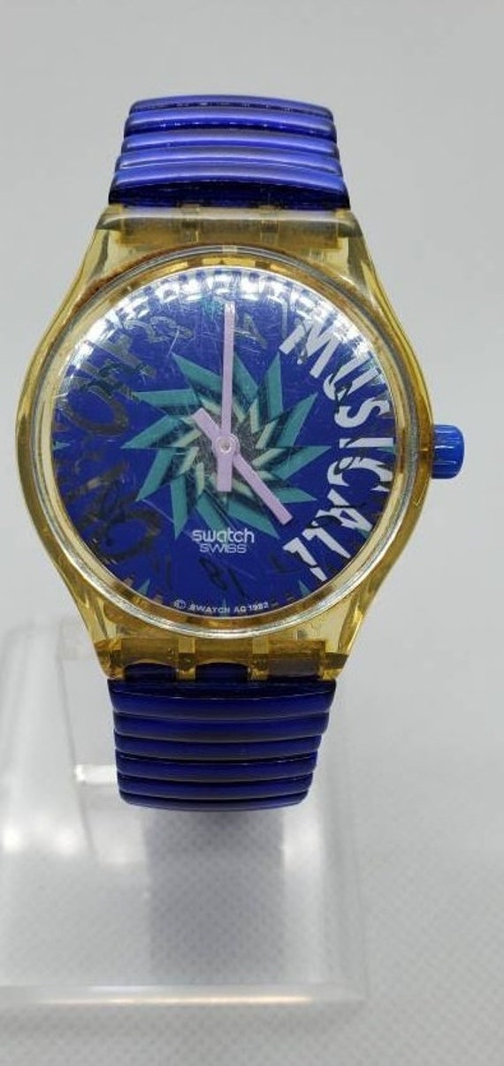 Vintage Musical Swiss Swatch - Gem