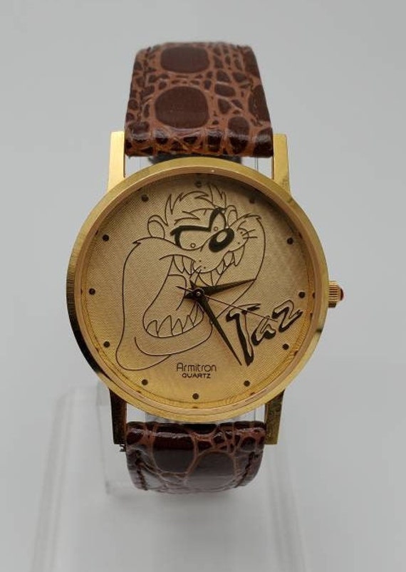 Rare- Armitron- Taz Tasmanian Musical Looney Tunes Cl… - Gem